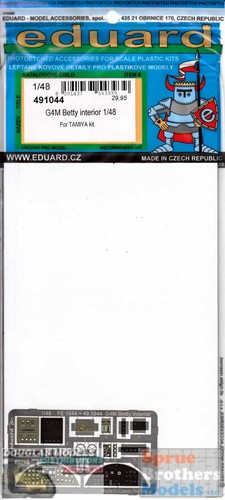 EDU491044 1:48 Eduard Color PE - G4M Betty Interior Detail Set (TAM kit ...