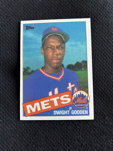 DWIGHT 'DOC" GOODEN ROOKIE 1985 TOPPS #620 NEW YORK METS RC LEGEND ...