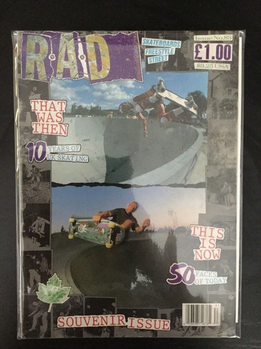 Rad British Skateboard Magazine January 1990 Issue 83 Chuck Dinkins ...