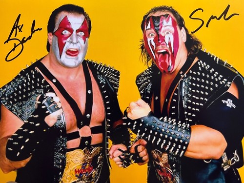 Demolition WWF Ax/ Smash Dual Signed 8x10 Tag Team Champions Photo # 1 ...
