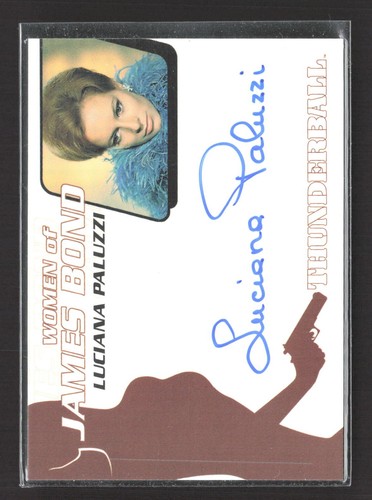 Rittenhouse Women of James Bond Luciana Paluzzi as Fiona Volpe Auto # ...