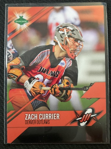 Zach Currier 2019 Parkside Major League Lacrosse Card RC Card #34 | eBay