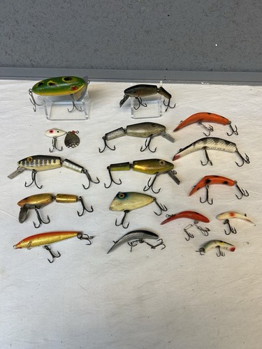 16 VTG Fishing Lures/L &S Mirro Lure/Frantic Antic/Little George/Lazy ...