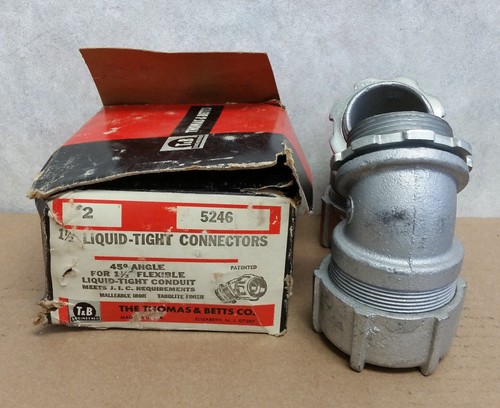 Box of 2 Thomas and Betts 5246 Conduit Connector | eBay