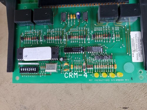 Siemens Cerberus Pyrotronics CRM-4 Fire Alarm Control Relay Module | eBay