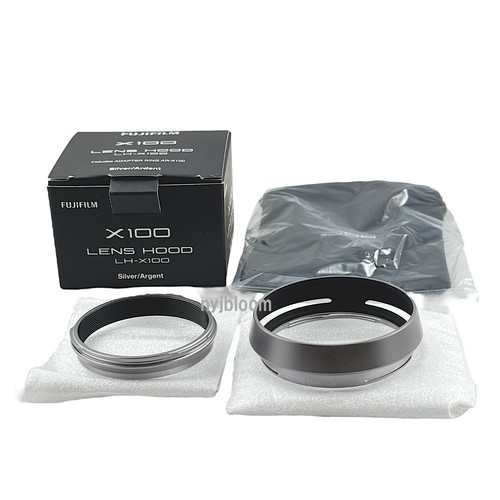 New FUJIFILM LH-X100 Lens Hood -SILVER- for X100VI / X100V / X100F ...