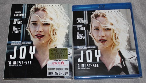 Joy (Blu-ray + DVD) (No Dig) Target Exclusive Slipcover Jennifer Lawrence | eBay