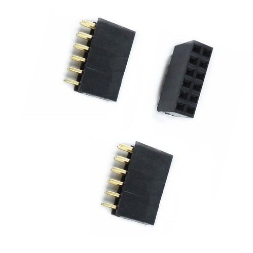 5PCS 2x6 12 Pin 2.54mm Double Row Female Straight Header Pitch Socket ...