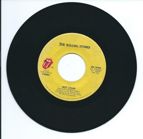 1976 THE ROLLING STONES "HOT STUFF" 45 rpm 7" | eBay