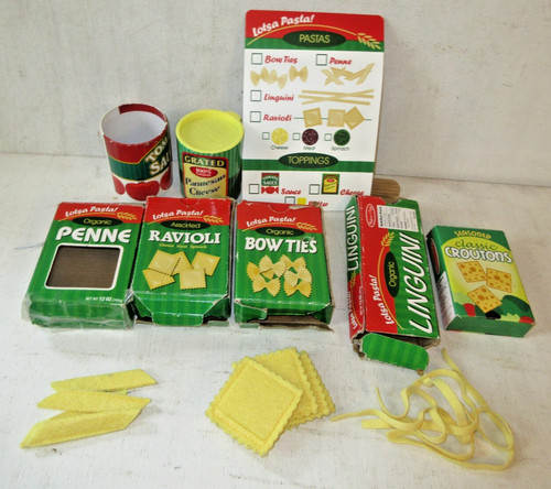 melissa & Doug Pasta Pretend Play Kitchen Food Felt Pasta Toy Lot ...