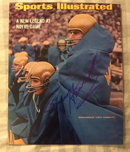 Terry Hanratty Notre Dame Steelers Signed 8 X 10 Photo Autographed | eBay