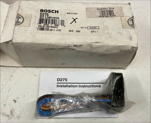 Bosch D275 Power Supervision End of Line Module Also known as: DS-D275 ...