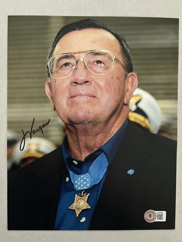 Jay Vargas autographed signed 8x10 photo Beckett BAS COA MOH USA ...
