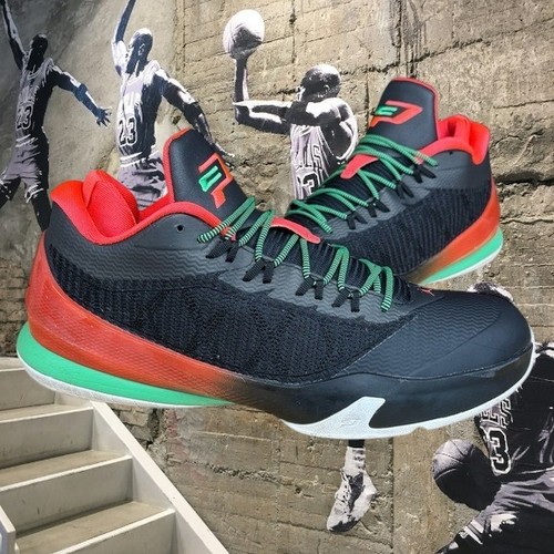 Nike Air Jordan CP3 VIII 8 #684855-035 Black Green Orange Sneaker Shoes ...