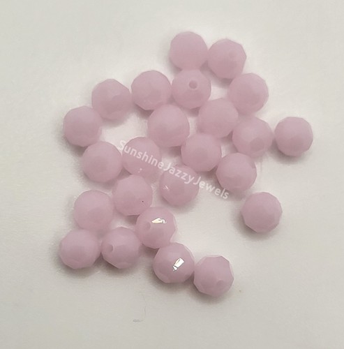 Swarovski Crystal Rose Alabaster Round 5000 Beads; 4mm (24) or 6mm (12 ...