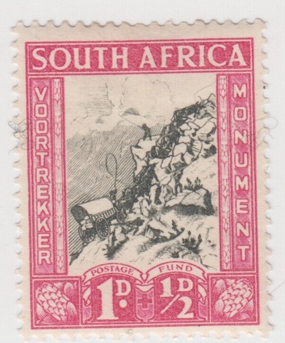 South Africa 1933. Voortrekker Memorial Fund. The "Great Trek". 1½d. Sc B2a. MLH | eBay