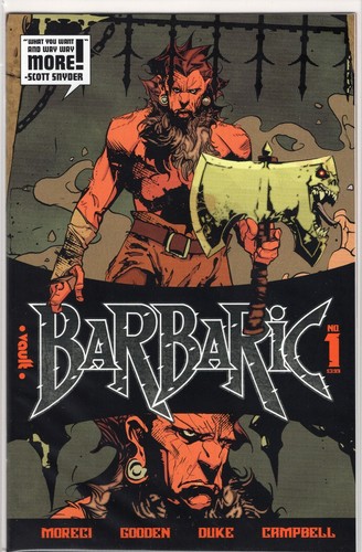 Barbaric #1 2nd Print Vault Comics 2021 NM+ | eBay