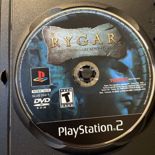 Rygar: The Legendary Adventure (Sony PlayStation 2, 2002) DISC ONLY ...