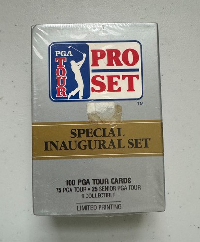 1990 Pro Set PGA Tour Special Inaugural Golf Card Box Set Factory ...