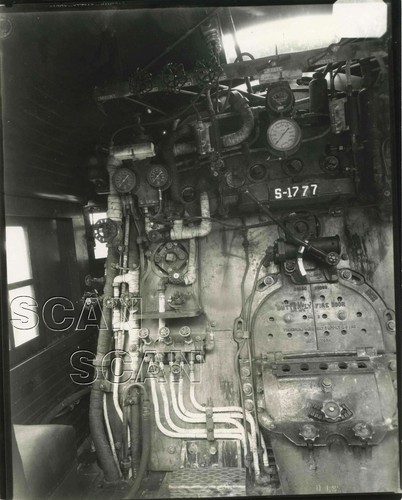 9EE125 1937/70s? LACKAWANNA RAILROAD CAB FIREBOX LOCO #1154 ALCO ...