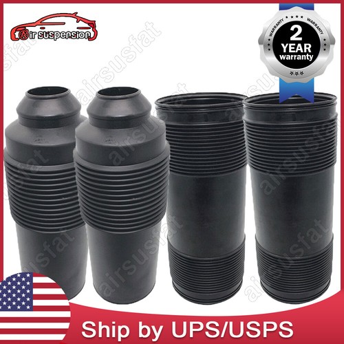 4PCS Front +Rear Hydraulic Shock Dust Cover Boots For Mercedes SL-Class ...