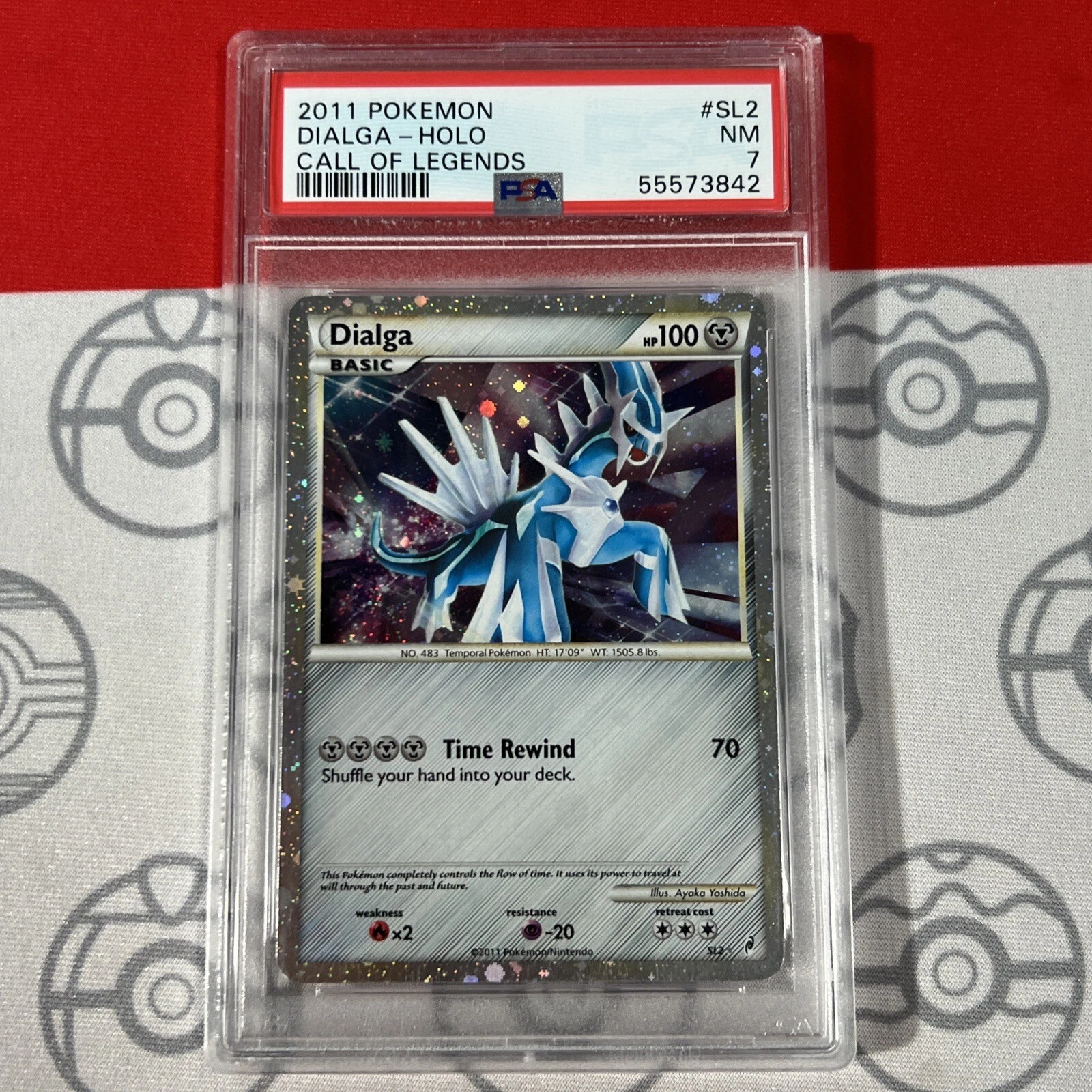 Dialga 2011 Call of Legends #SL2 Shiny Rare PSA 7 Price Guide - Sports ...