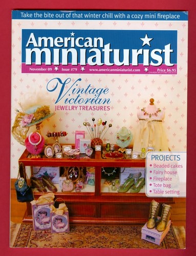 American Miniaturist Magazine Issue 79 Novemer 2009 Jewelry treasures ...