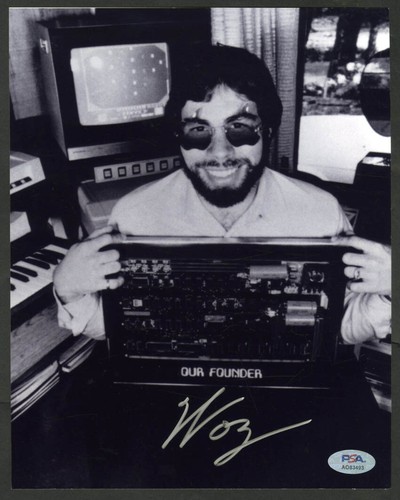 Steve Woz Wozniak SIGNED 8x10 Photo Apple I Computer founder PSA/DNA ...