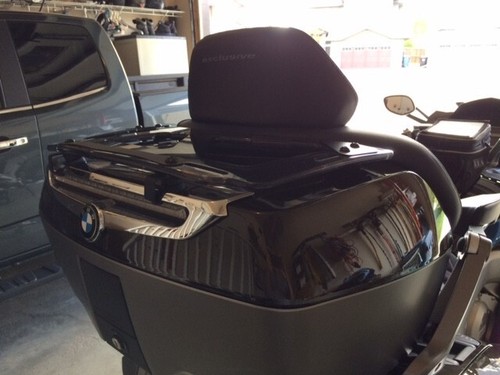 SMOKED BLACK REAR TRUNK TOP CASE LUGGAGE RACK FOR BMW R1200RT LC 2014 ...