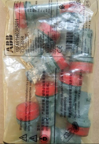 10PC Original ABB Red button indicator CL2-501R 12VDC &LL | eBay