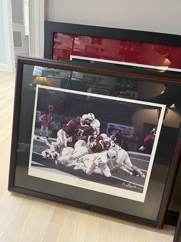 Greg Gamble Alabama Framed Art. Goal Line Stand. | eBay