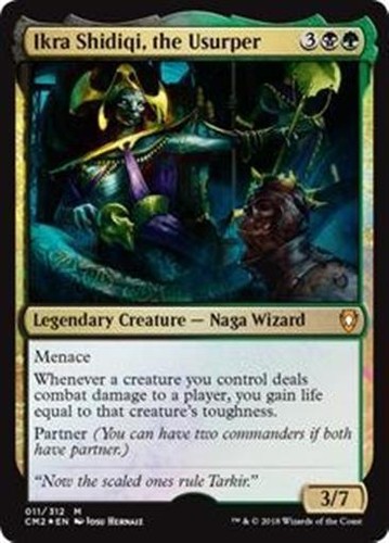 IKRA SHIDIQI, THE USURPER (Foil) Commander Anthology 2 MTG Gold ...