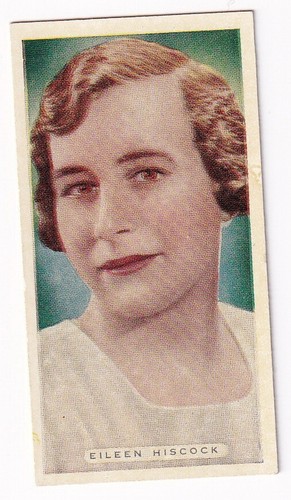 EILEEN HISCOCK 1935 Sports Card Olympic Medalist Track Sprinting | eBay