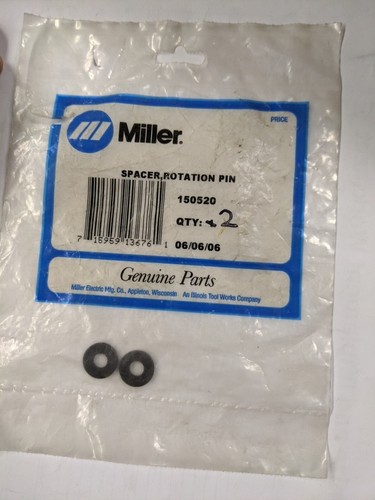 Miller 150520 Spacer Rotation Pin 2 Pack | eBay