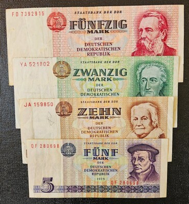 Papiergeld der DDR (1948-1989) online kaufen | eBay