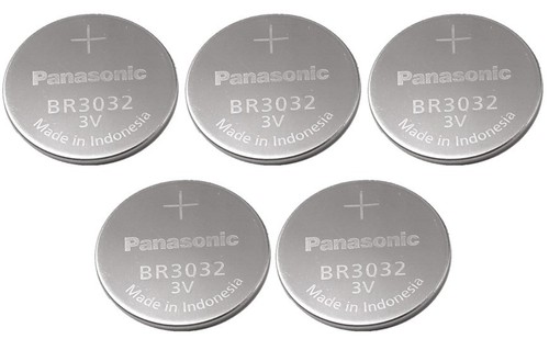5 NEW BATTERIES PANASONIC BR3032 3v Lithium Battery FRESH | eBay