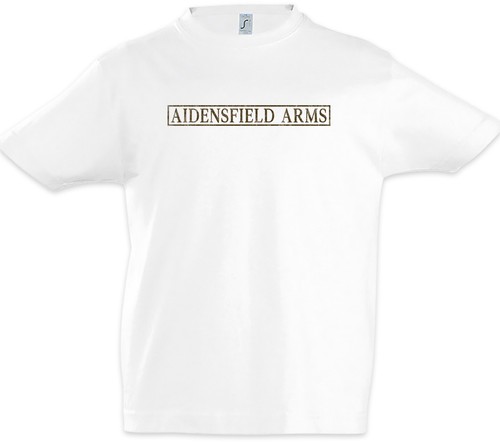Aidensfield Arms Kids Boys T-Shirt Heartbeat Pub Symbol Logo Public ...