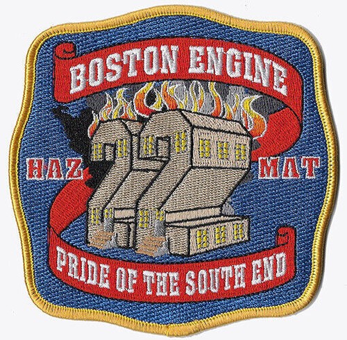 Boston Engine 22 Haz Mat Pride of the South End NEW Fire Patch | eBay