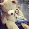 HUGE GIANT TEDDY BEAR 93" HIGH QUALITY PLUSH LIFE SIZE STUFFED ANIMAL ...