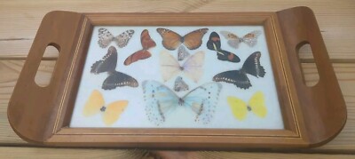 Butterfly Tray in Antique Wooden Trays for sale | eBay