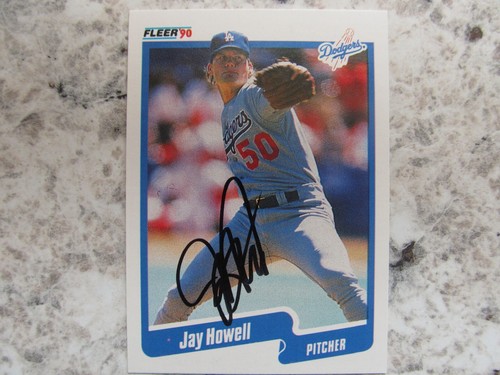 Dodgers Jay Howell Signed Autographed 1990 Fleer Mint | eBay
