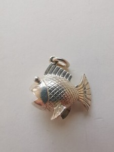 Sterling Silver Fish Charm for sale | eBay