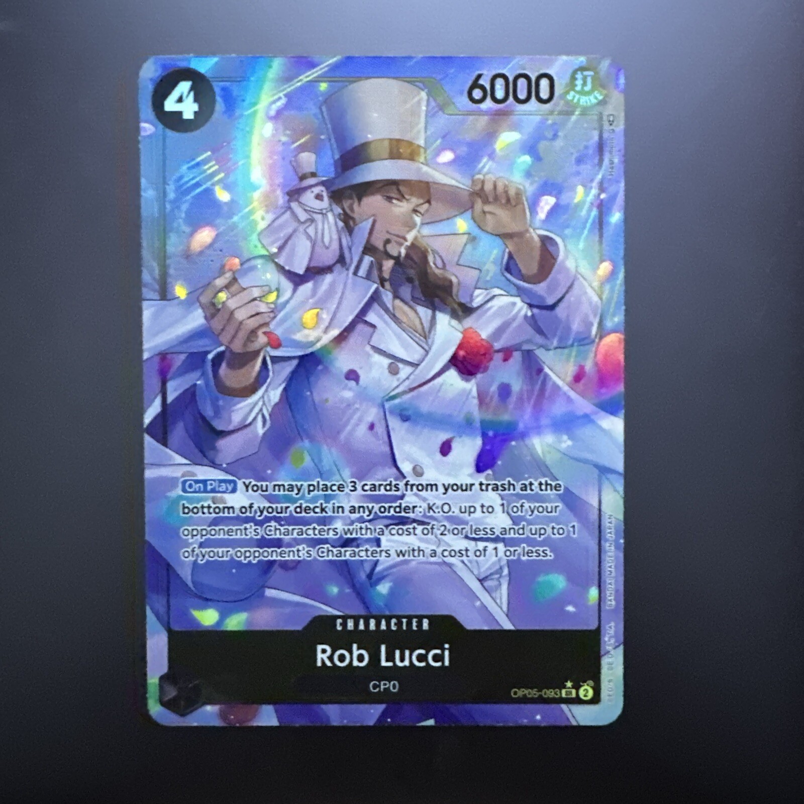 Rob Lucci 2023 Awakening of the New Era #OP05-093 Super Rare (Alternate ...