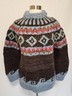 REY WEAR Handmade Knit 100% Wool Sweater Heavy Made in Ecuador Large ...