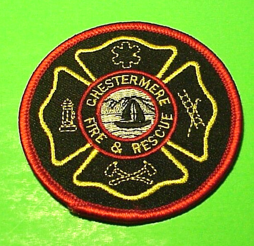 CHESTERMERE CANADA FIRE & RESCUE 3" FIRE DEPT PATCH FREE SHIPPING!!! | eBay