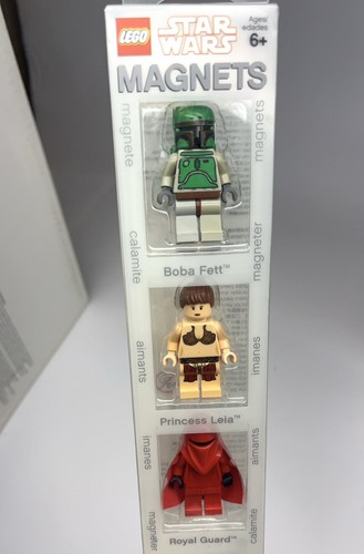 LEGO 2007 Star Wars Minifigure Magnets 4508133 Slave Leia Boba Fett ...