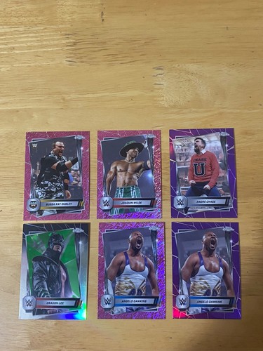 2025 TOPPS CHROME WWE SP REFRACTOR 6-CARD LOT | eBay