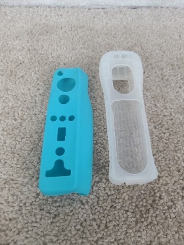 Nintendo Wii OEM Remote Controller Sleeve Silicone Clear RVL-022 & 1 ...