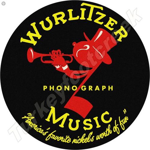 Wurlitzer Phonograph Music 18" Round Metal Sign | eBay