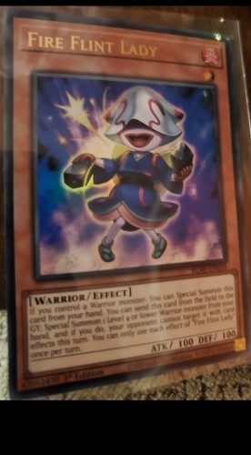 Yu-Gi-Oh! TCG Fire Flint Lady Battles of Legend: Armageddon BLAR-EN034 ...